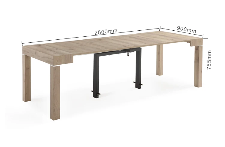 Expandable Console Dining Table - Space Saving, Modern Design for ...