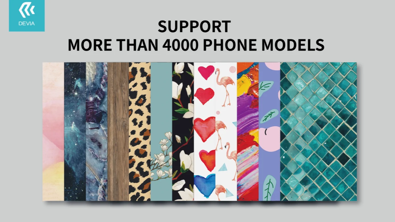Devia Cheap Customized Colored Mobile Phone Back Sticker Skin Screen ...