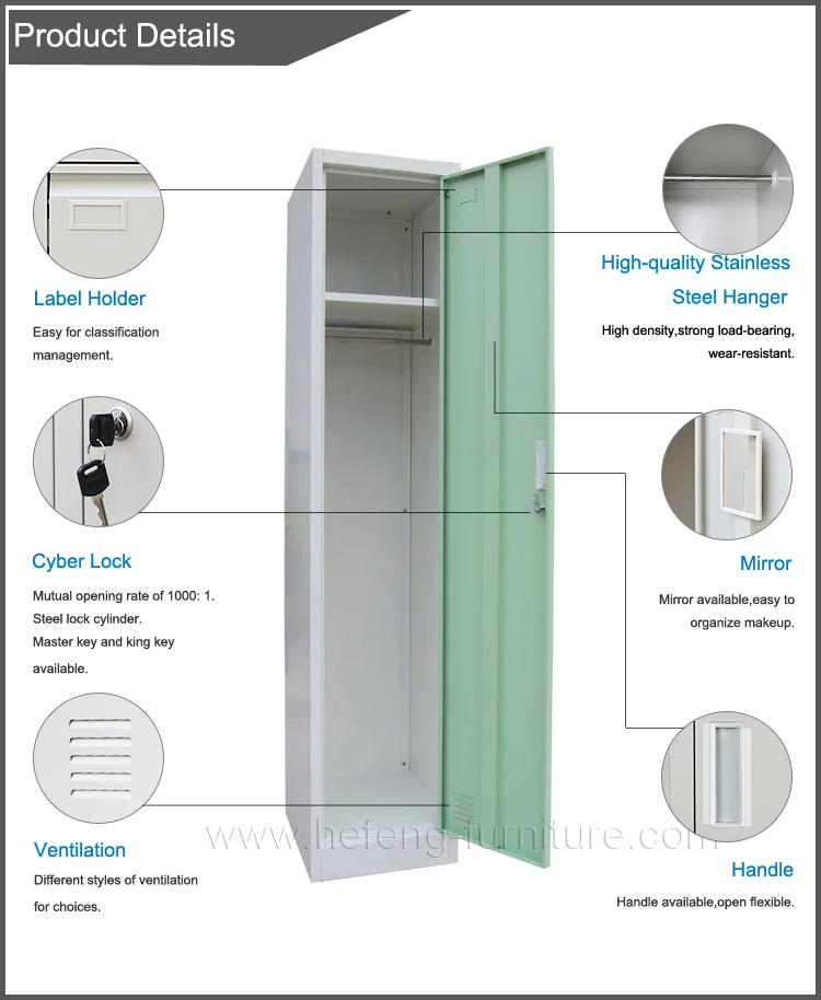 Solid Outdoor Storage Single Door Locker/steel Gun Safe Locker Cabinet ...