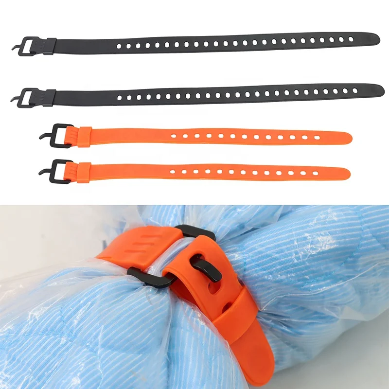 Custom Logo Rubber Ski Hold Strap - Ultimate Utility Strap