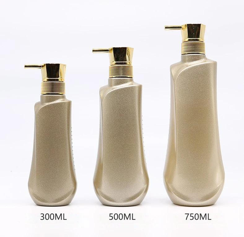 Custom 300ml 500ml 750ml Fancy Shampoo And Condition Rose Gold Pink ...