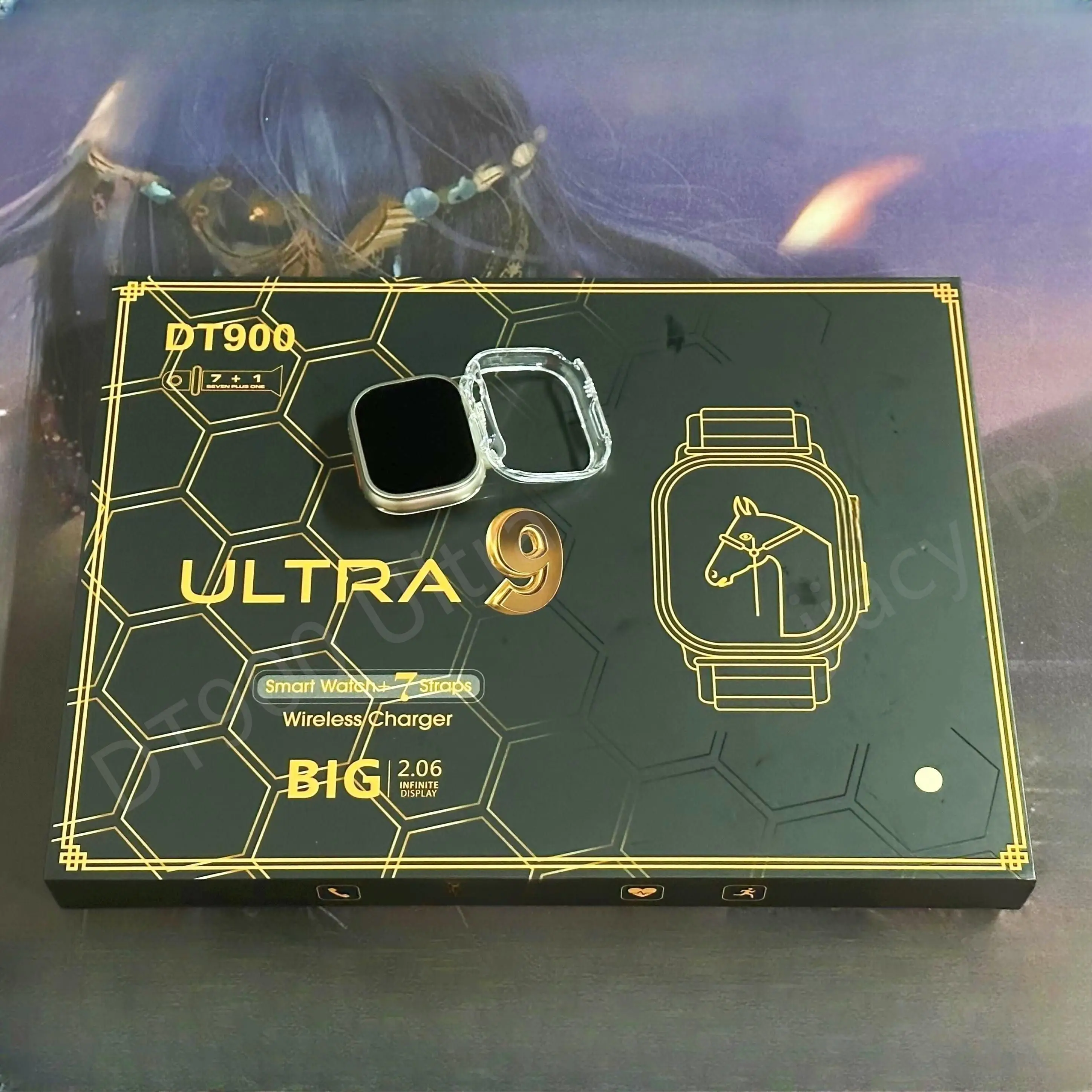 Wholesale Dt900 Ultra Smart Watch Series 8 2.06inch 7+1 7 Watch Strap ...