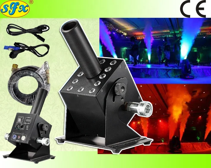 Special Effect Party Fog Metal Cannon Dmx Dj Equipment Led Cryo Smoke ...