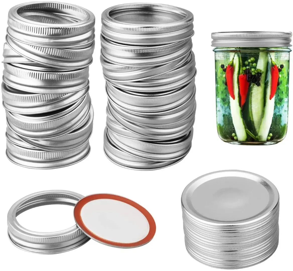 Ball Canning Lids - Durable, Reusable, and Customizable