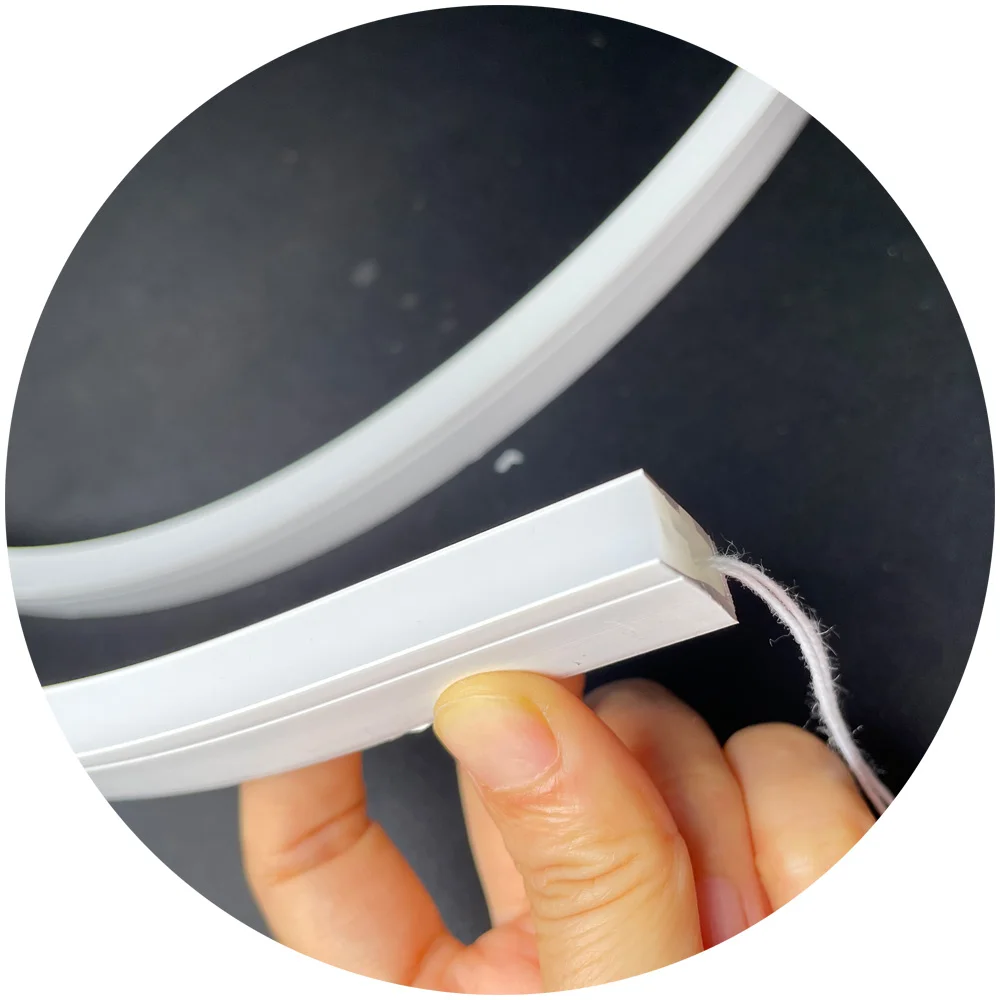 8mm 10mm PCB 10x18mm Dome Shape Silicone Neon Flex Diffuser