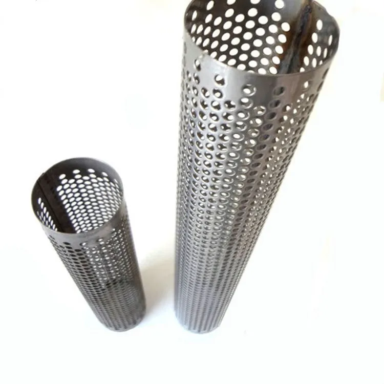 25mm 30mm 50mm 304 Stainless Steel Perforated Metal Tube For Car ...
