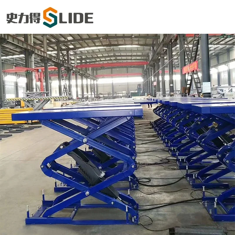 3500kg Inground High Rise Scissor Lift Scissor Car Lift High Quality ...