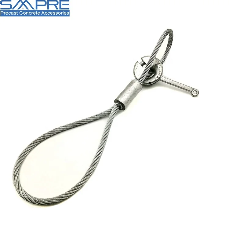 Wire Rope Ring Lifting Clutch Precast Concrete Anchor Lifting Clutch ...