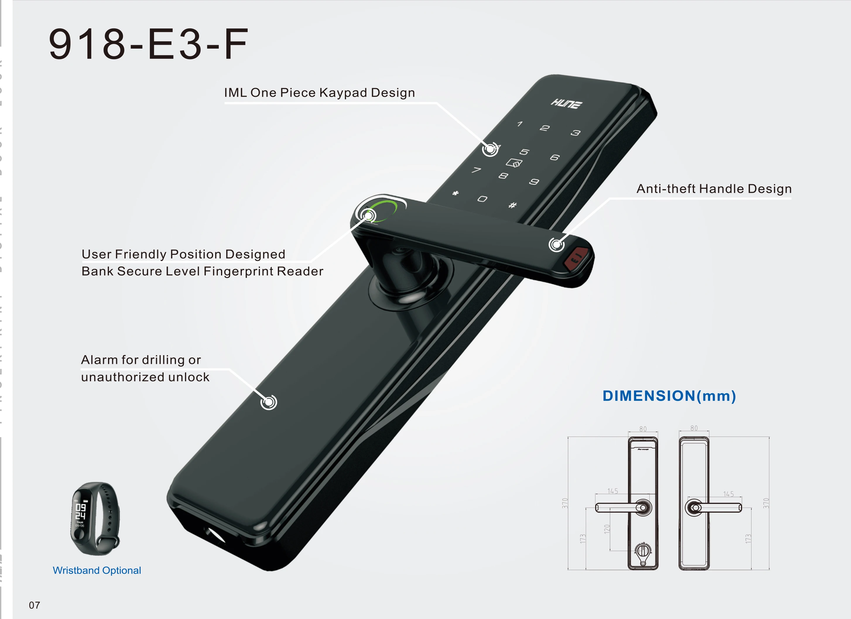 HUNE Smart Lock - Secure Your Home with NFC Technology