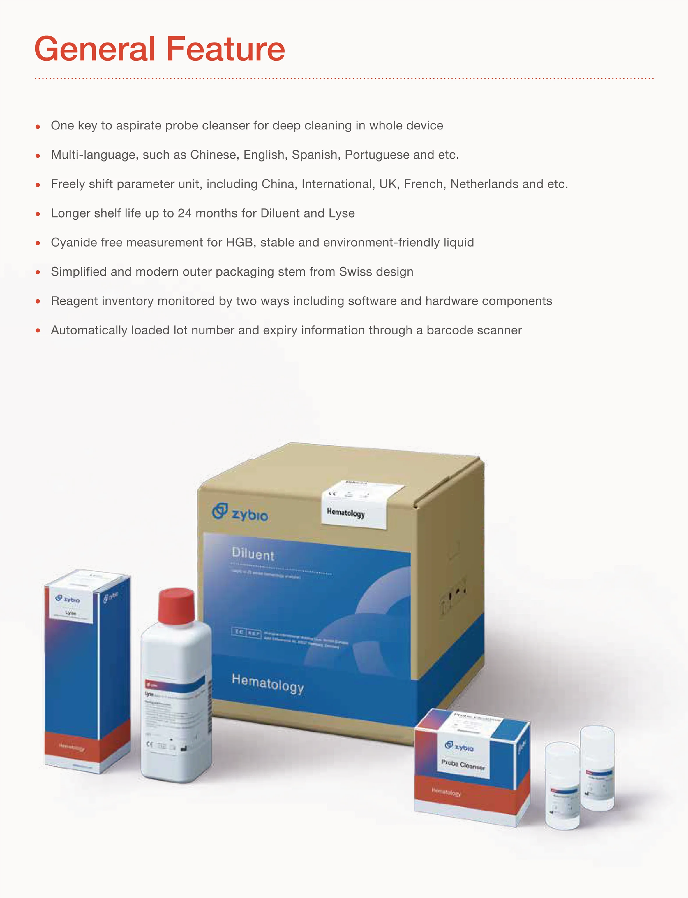 Zybio Z3 Hematology Analyzer Cbc Mesin - Buy Hematology Analyzer,Zybio ...