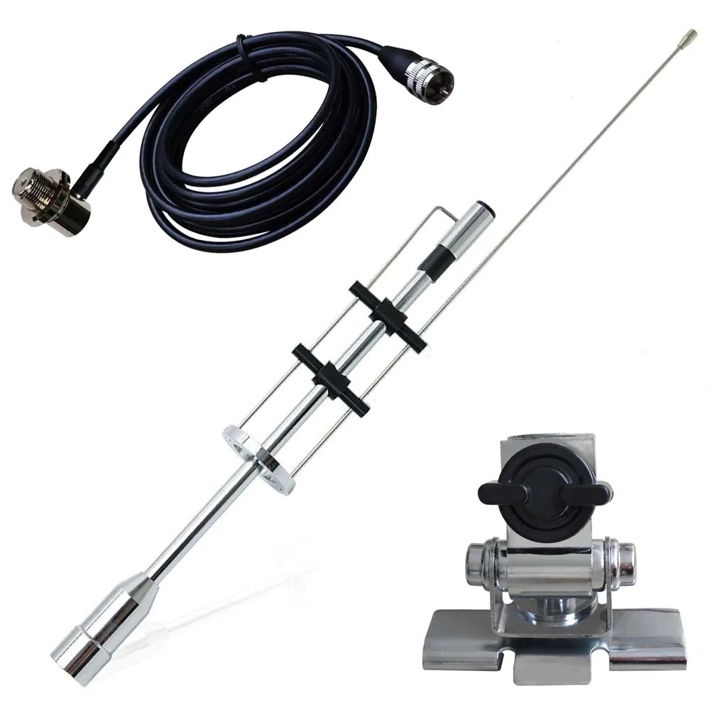 CBC-435 doble banda UHF, VHF Radio Antena de 145MHz a 435MHz para la Radio móvil PL-259| Alibaba.com