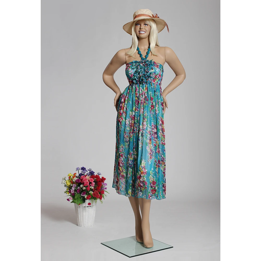 MARY-1 Full Body Fiberglass Mannequin - Big Breast Female