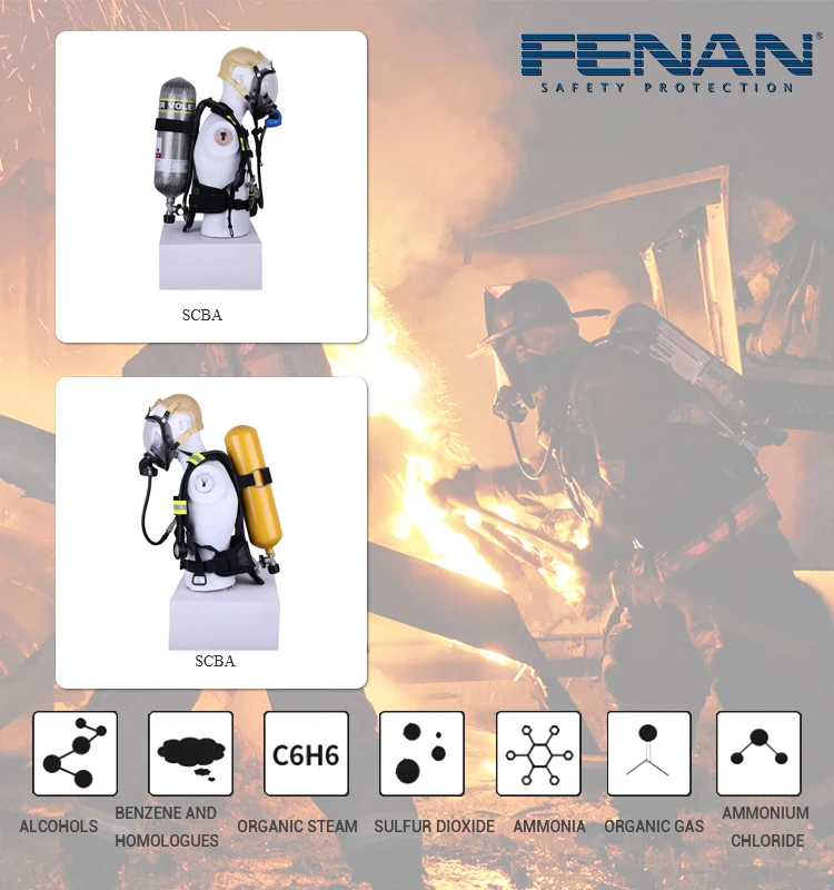 FENAN 6.8L Safety Fire Fighting SCBA - Reliable & Durable