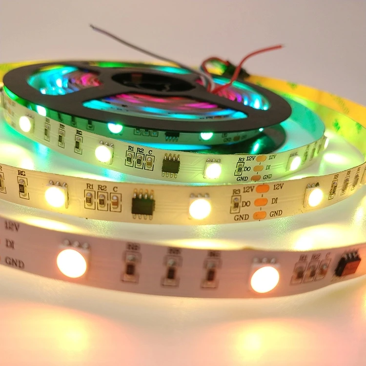 Smart Pixel Smd5050 Ws2811 Rgb 30leds Per Meter Dc12v Individually Addressable Led Flexible ...