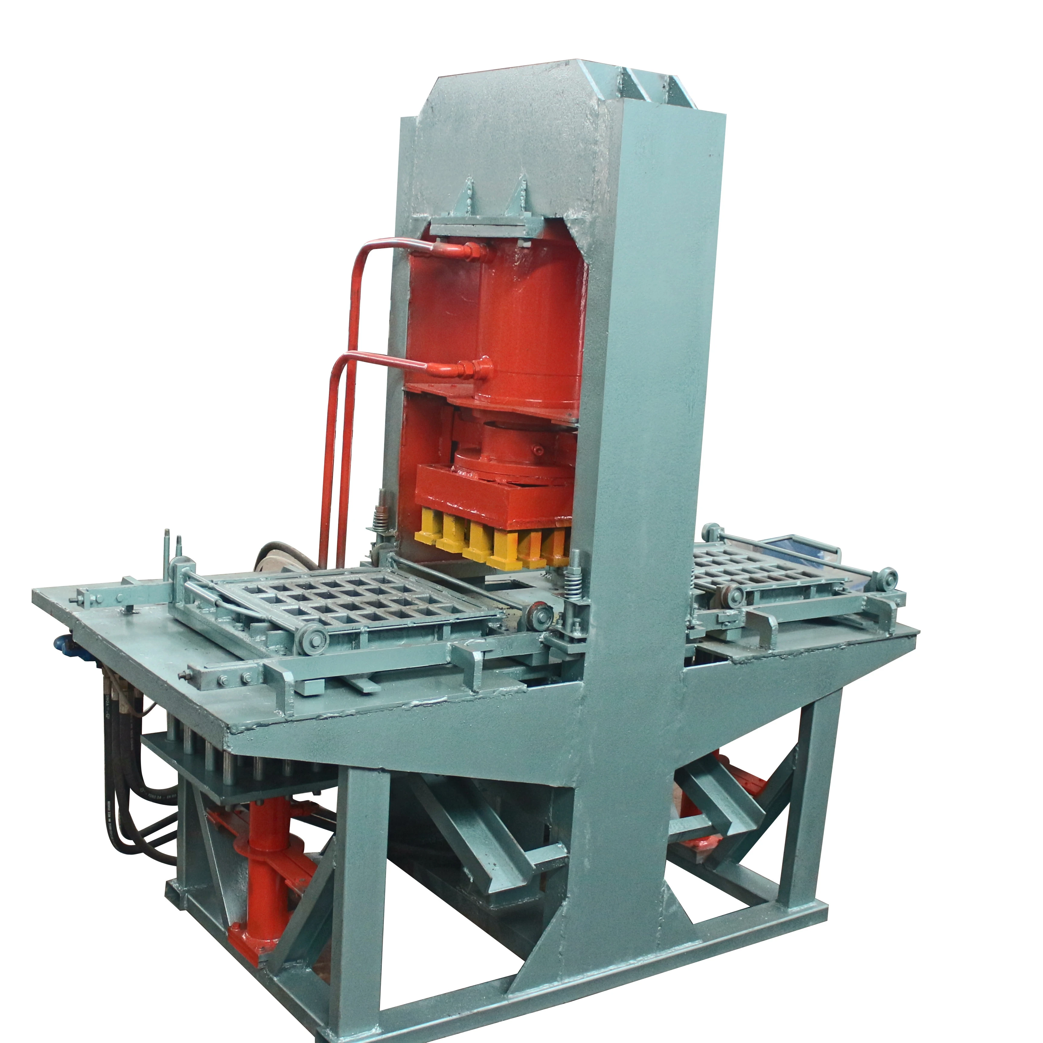 Hydraulic Interlocking Press Brick Rotary Solid Cement Bricks Making ...