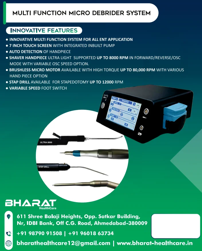 Electric Medical Microdebrider System with Manual Power and Metal ENT ...