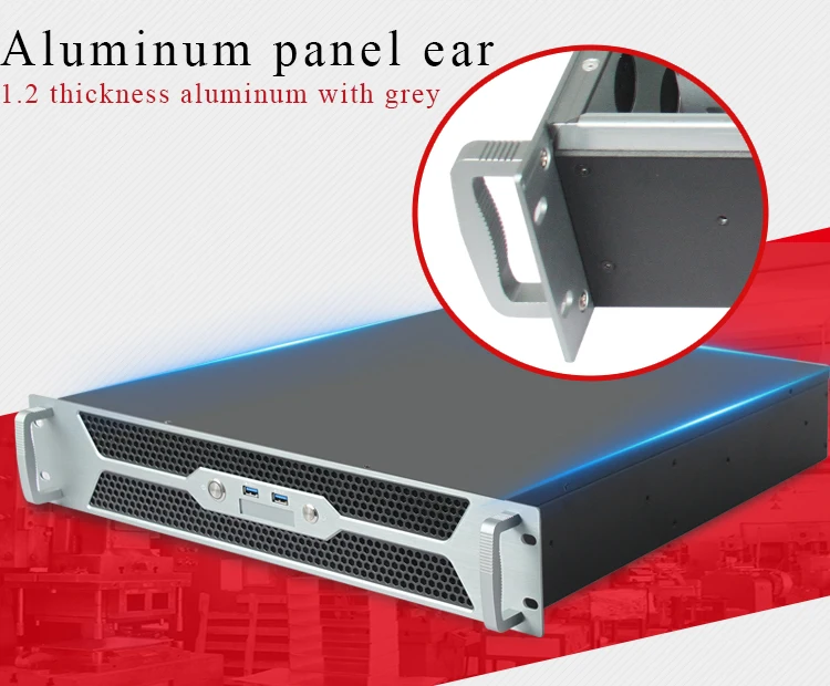 New 19 Inch Rackmount Case 2u Server Case Industrial Pc Atx Computer ...