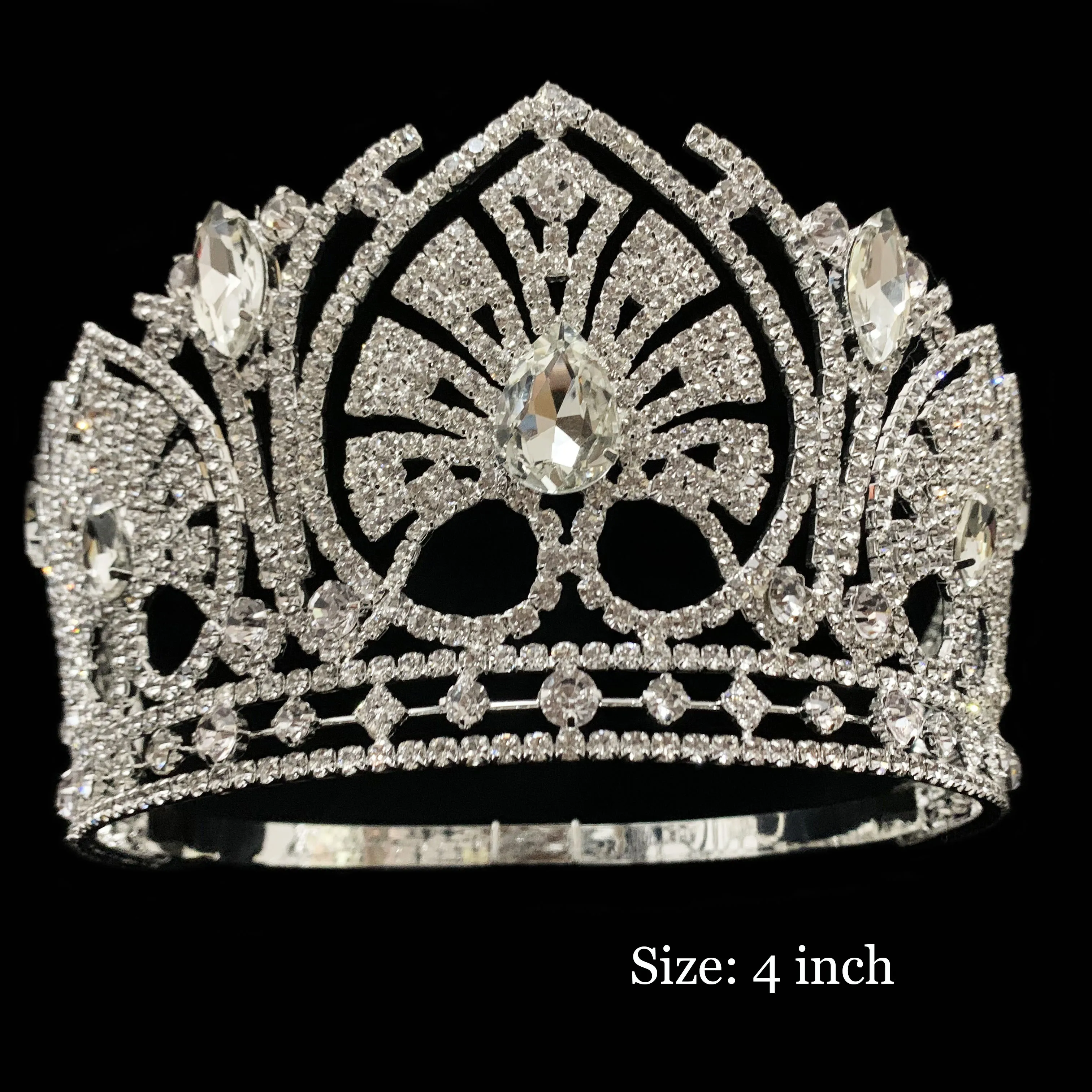 Wholesale Miss World Beauty Pageant Crown Custom Silver Tiaras And ...