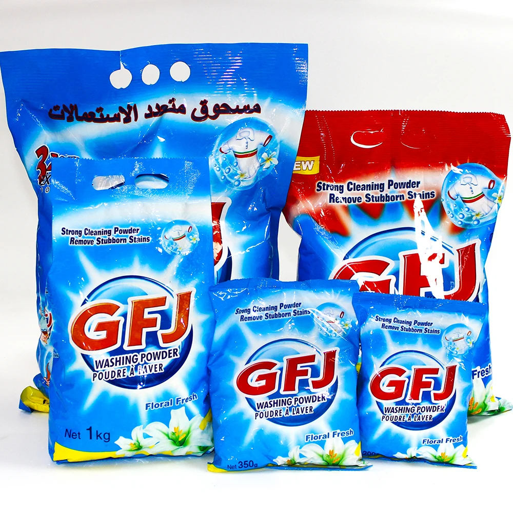 Laundry Detergent Powder - GFJ Washing Soap for Hand & Machine