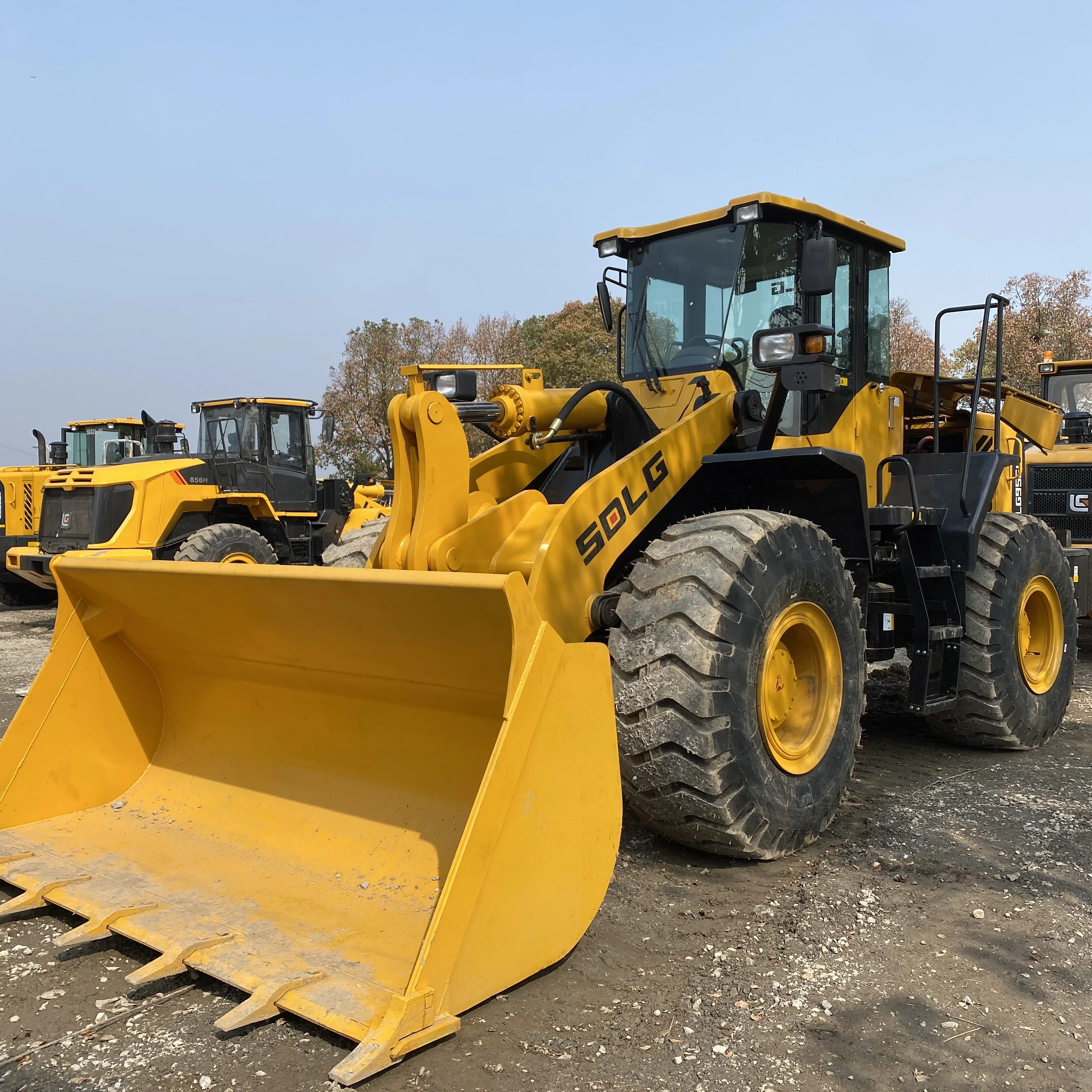 Sdlg Lg956 China 5 Ton Front End Loader Hydraulic Power 4 Wheel New And ...