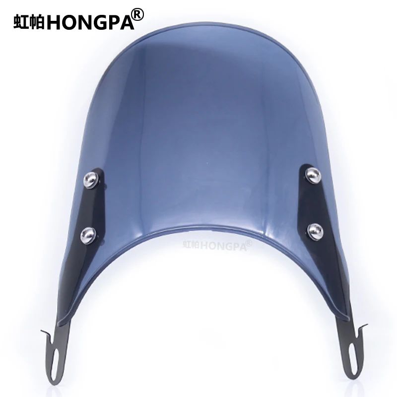 5-7'' Retro Plastic Motorcycle Windshield Windscreen For Cafe Racer 5 ...