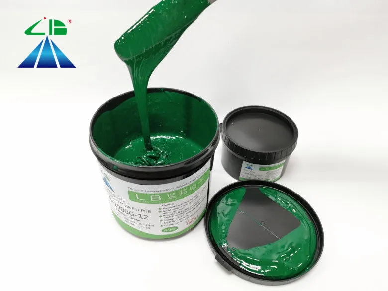 Green PCB Solder Resist Soldermask Ink - Solvent Based, Screen Printing ...