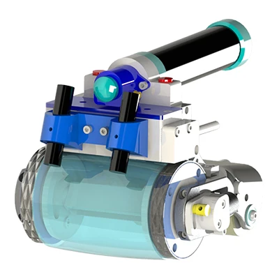 Ultrasonic Wheel Phased Array NDT Probe for Corrosion Inspection