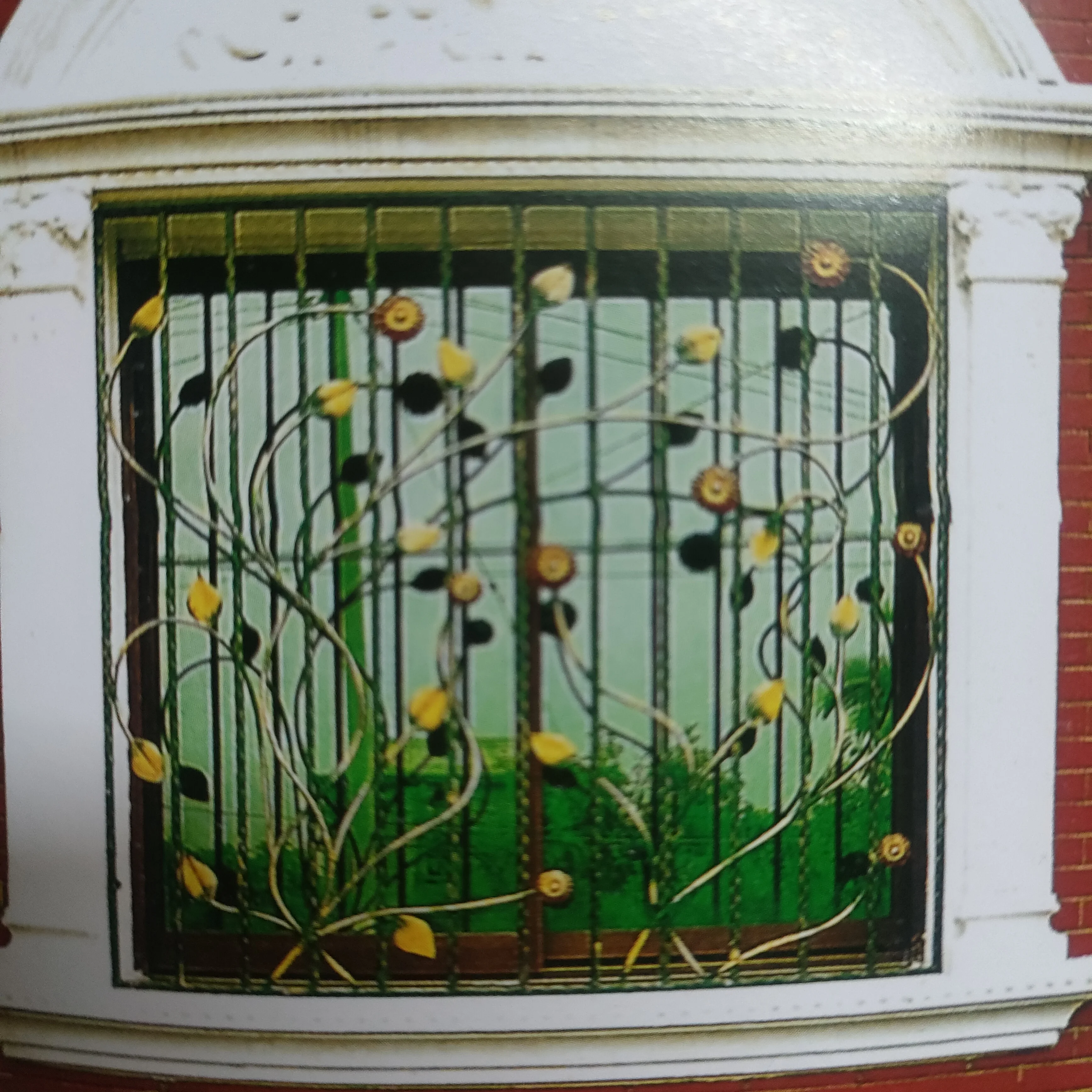 Simple Iron Window Grill Design/iron Window Grill Color - Buy Simple ...