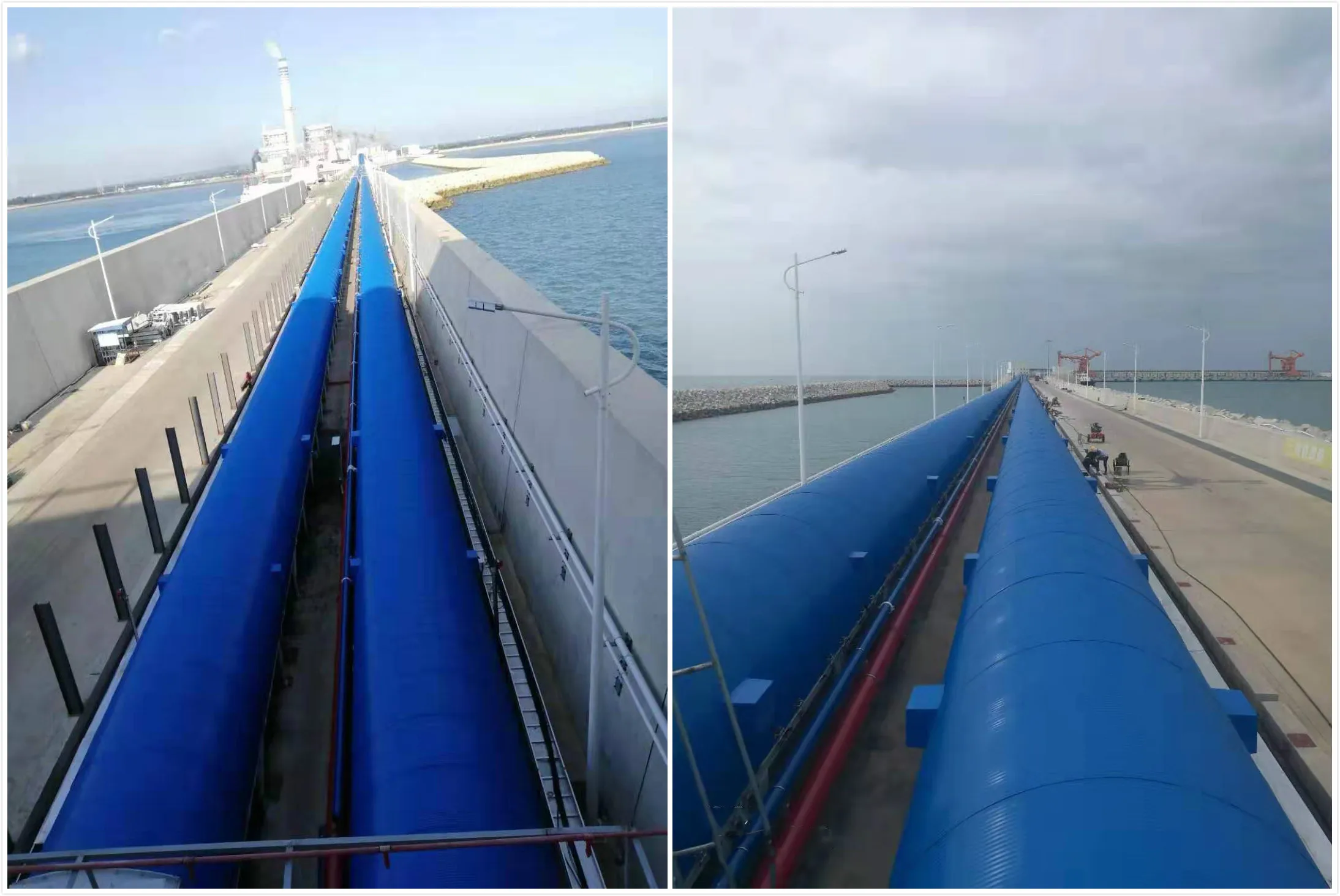 Colorized Color Galvanized Conveyor Hoods - Problem Free