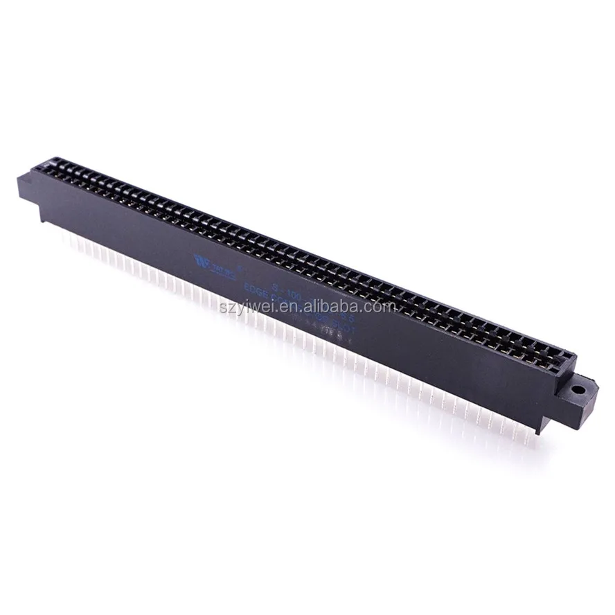 Card Edge Connector Slot 3.175 mm Pitch 100 Pin PCB Socket for Panel ...