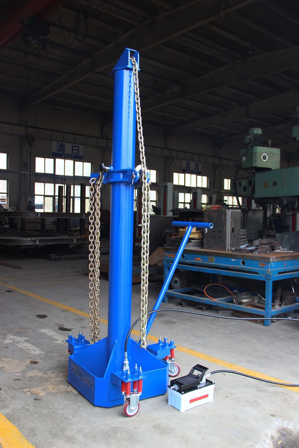 TFAUTENF Car Frame Pulling Machine - Steel 2D Measurement Floor System ...