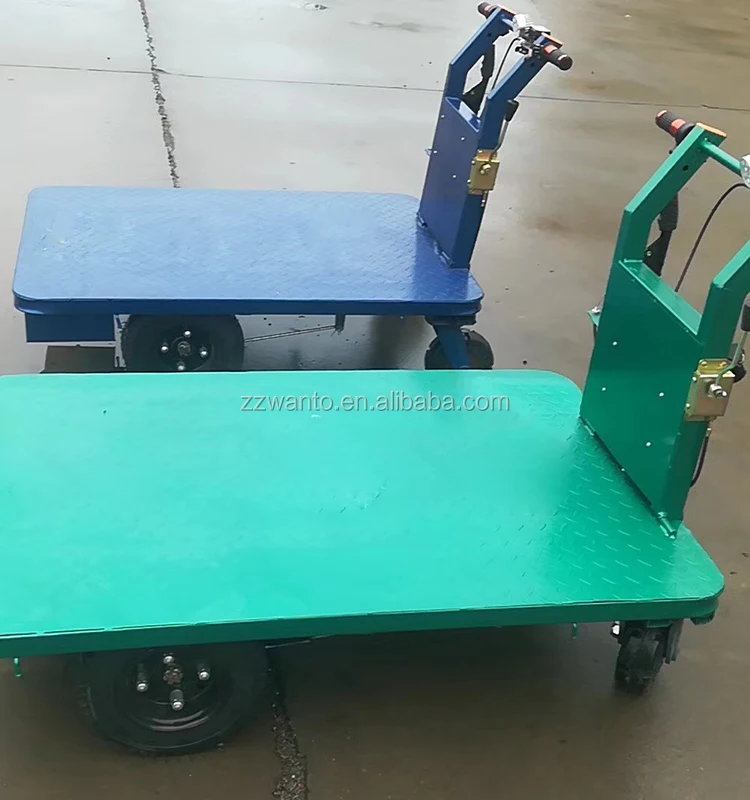 Industrial Building Electric Trolley Cart Electric Flatbed Cart - Buy ...