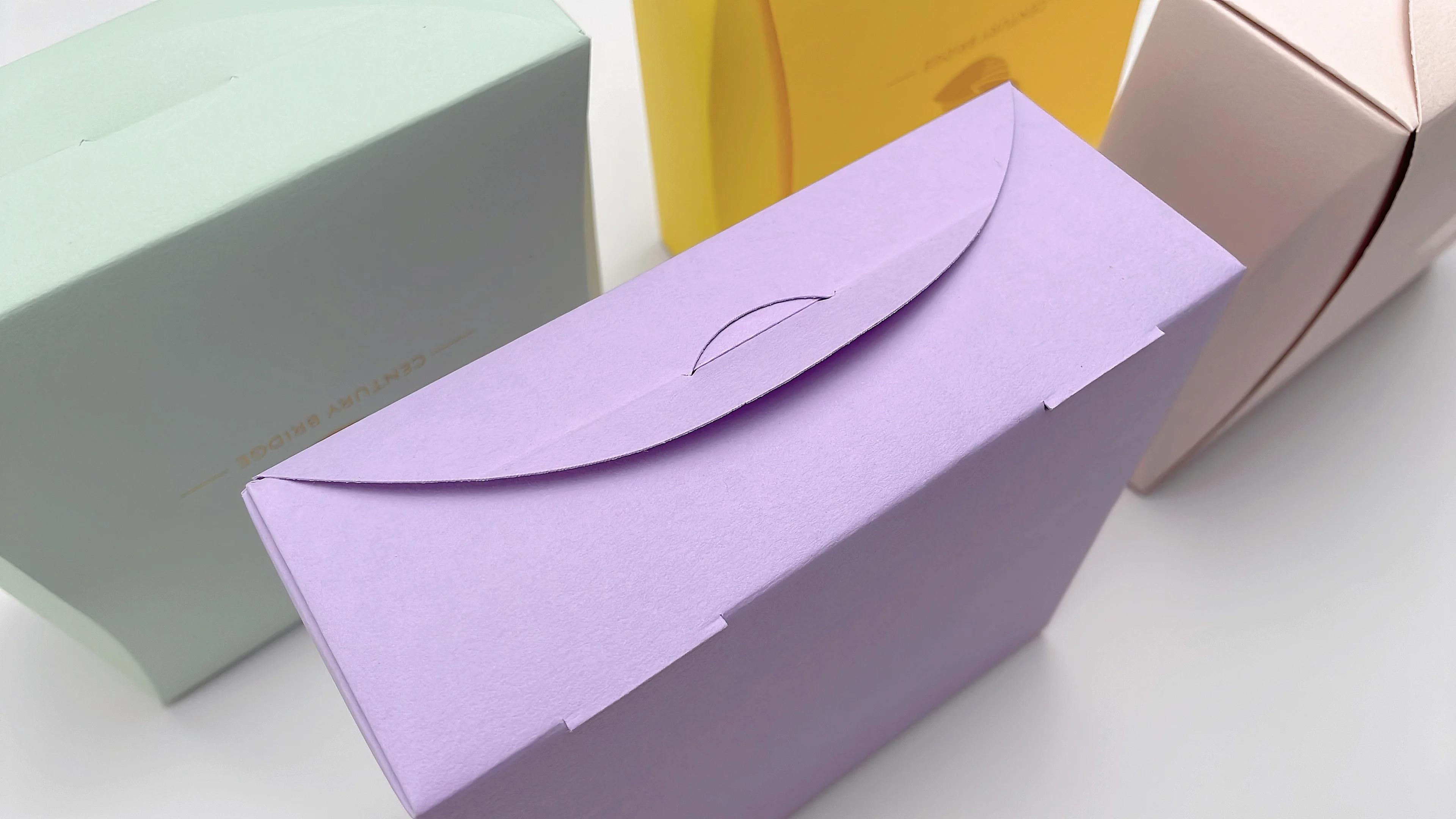 Large Square Folding Self-Buckling Bio-Degradable Box with Embossing ...