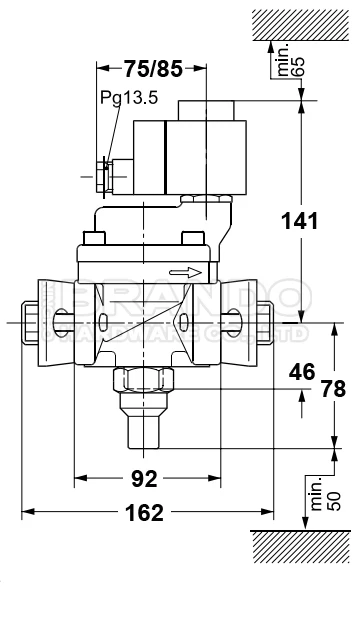 Evra 25 Js1025 Ammonia Refrigeration System Flange Solenoid Valve ...