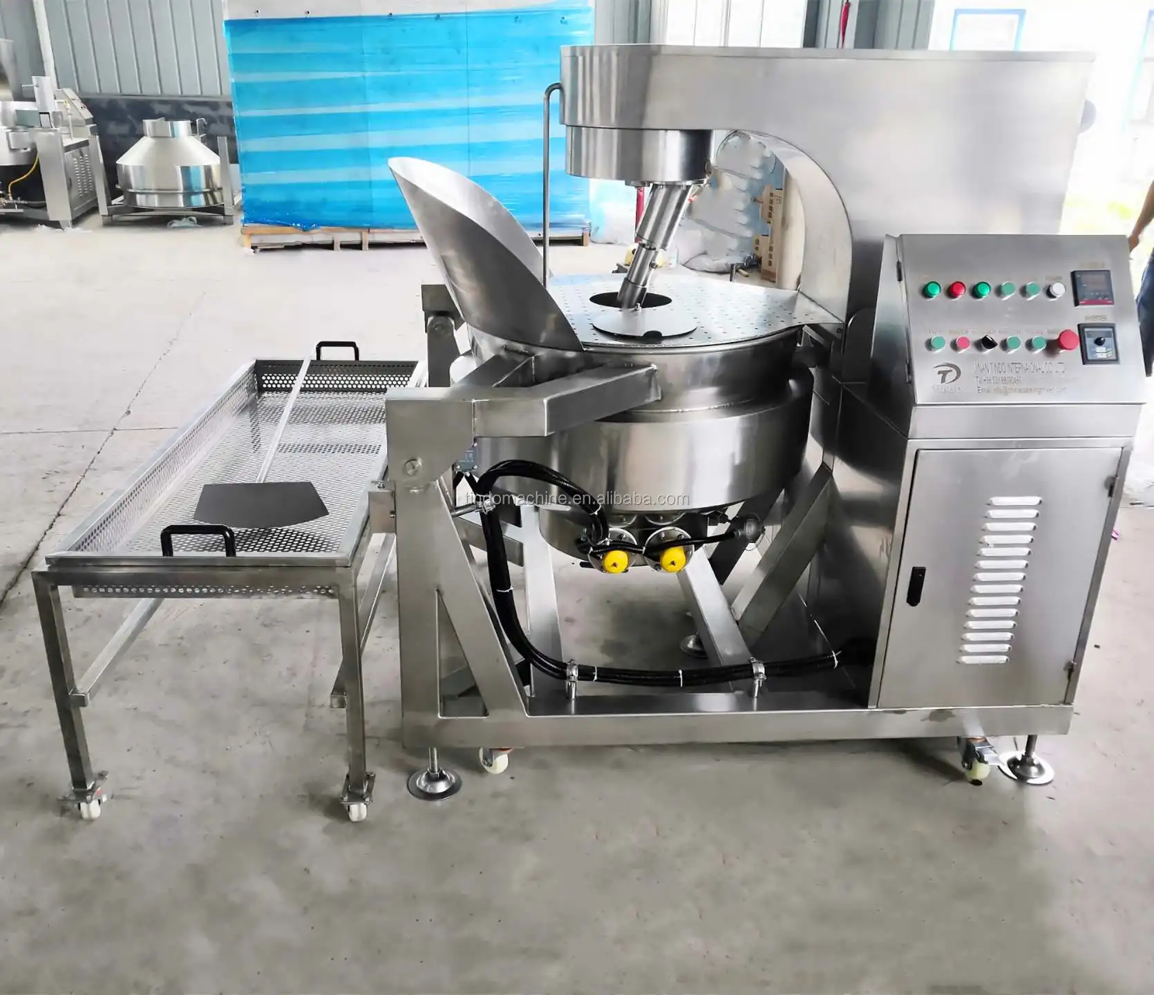 Popcorn Sifting Table - Efficient Cooling & Sifting Machine