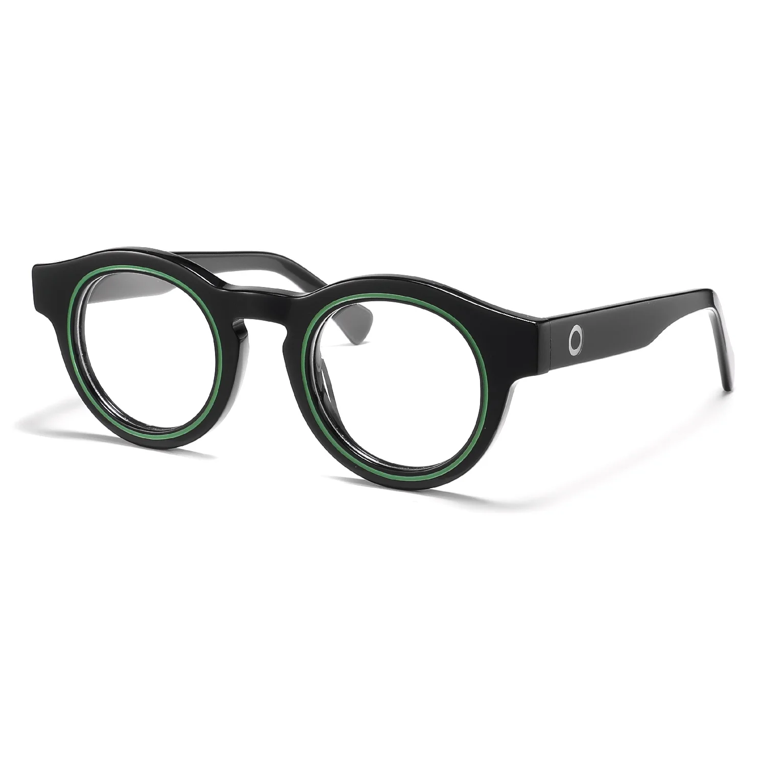 2024 Fashion Lightweight Multi Color Acetic Acid Custom Large Anti Blue Unisex Retro Optical
