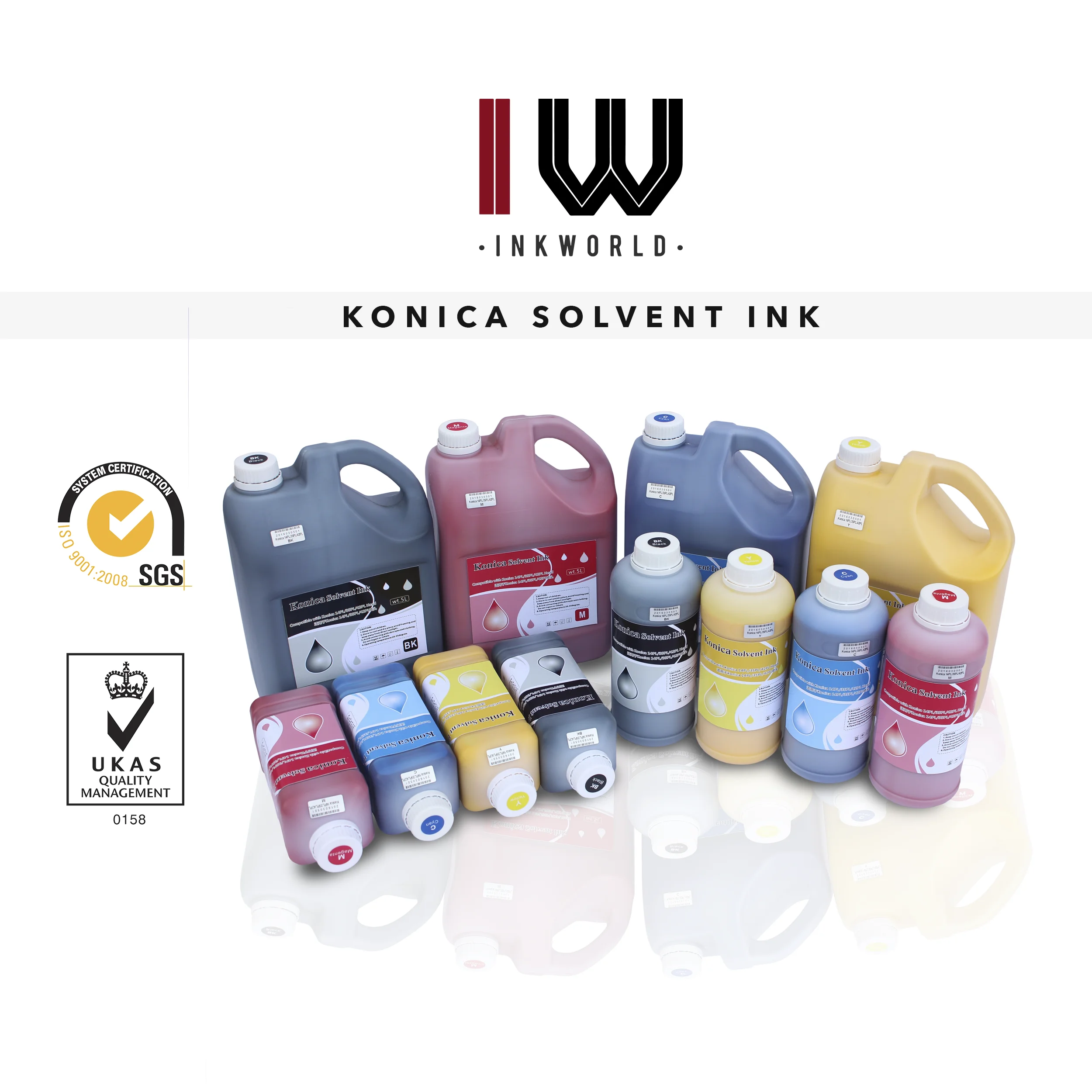 CMYK Pure White Color 1000ml DTF Ink for Epson I1600