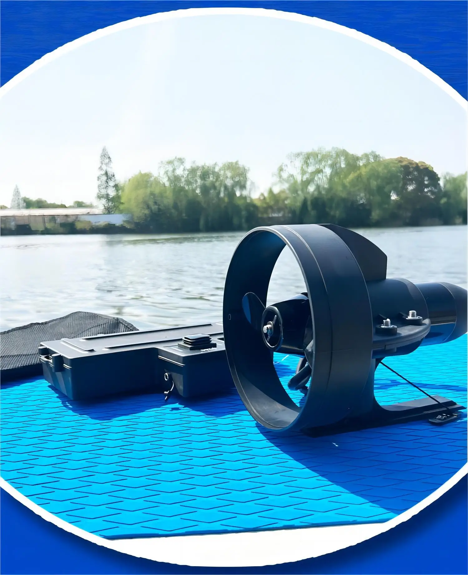 Underwater Thruster For Kayaks Inflatable Boats Paddles Include Battery ...