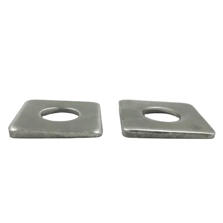 Square Taper Washers A2 Or A4 Stainless Steel Din 434 & 435 Sizes M8 Up To M24 - Buy Ss304 ...