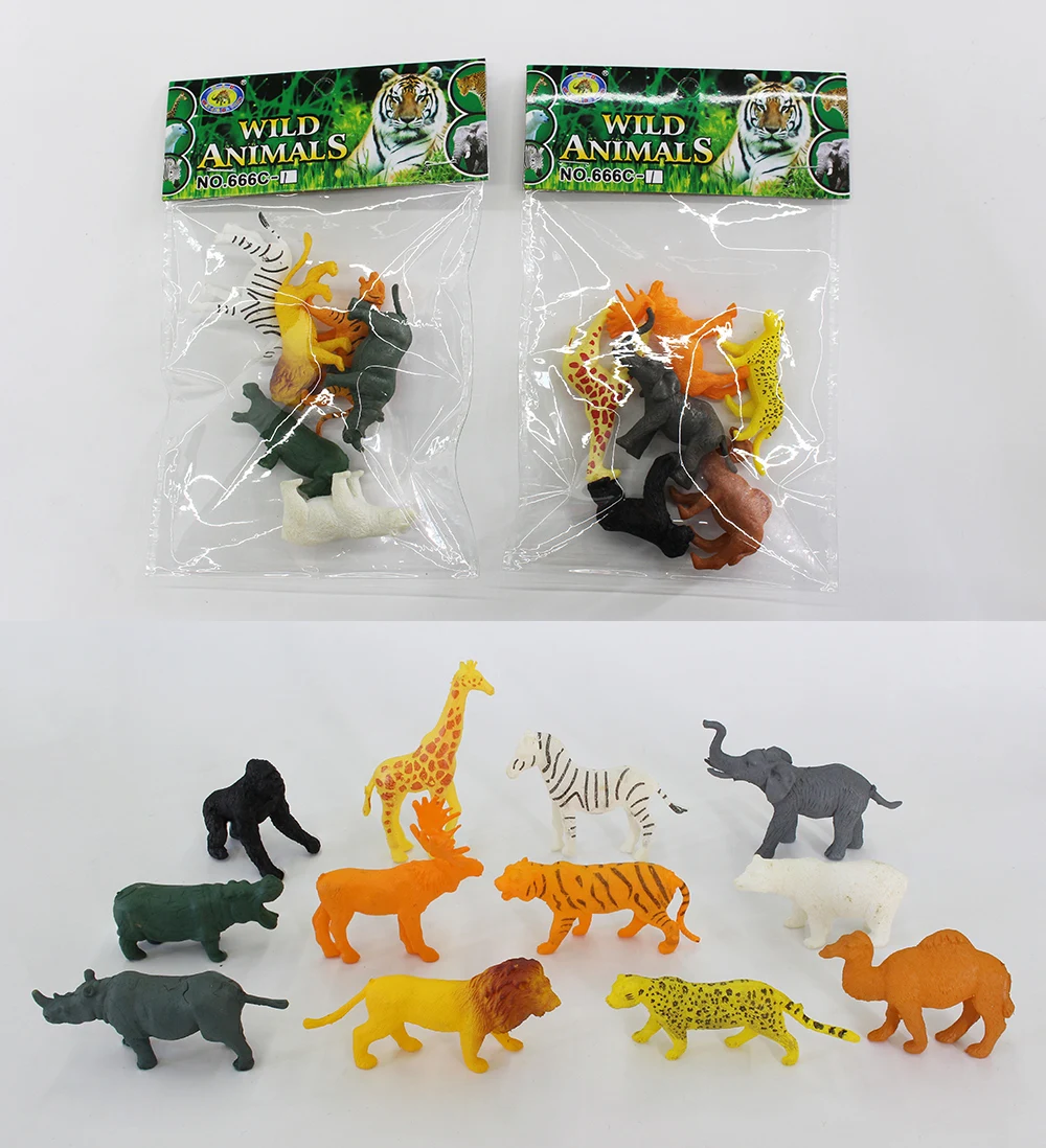 Promotional Very Cheap Gift Plastic Animal Toy For Christmas Crackers ...