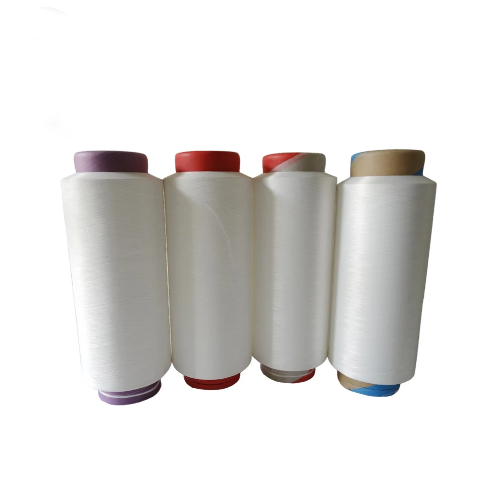 220d 72f Raw White Him Sd Polyester Dty Yarn Poly Pe Textured Yarn For ...
