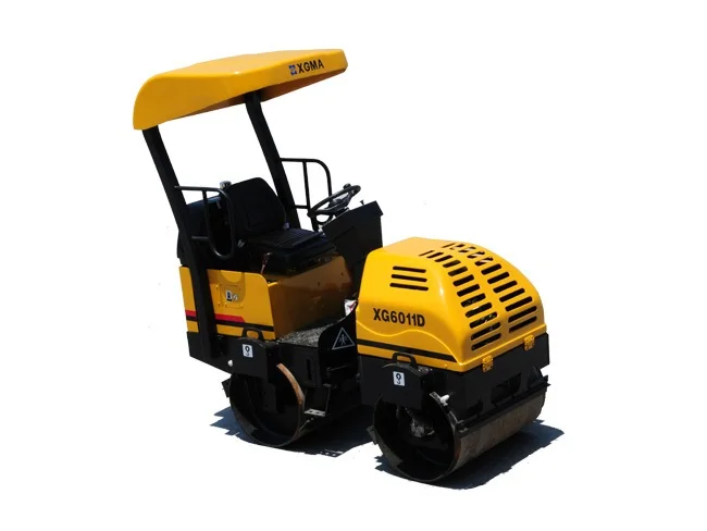 1t 2t 3t 4 Ton XGMA Vibratory Roller Compactor - Double Drum, 60Hz ...