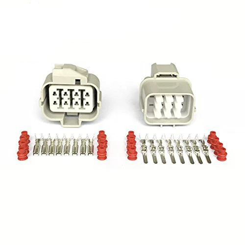 8 Pin Male Female Obd1 Distributor Auto Wire Connector 6189-0134 6181 ...