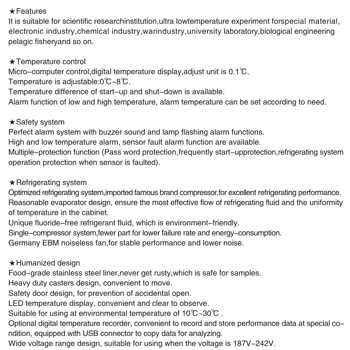 YC-300L YC-600L-8 度深冻冷柜冷藏容器| Alibaba.com