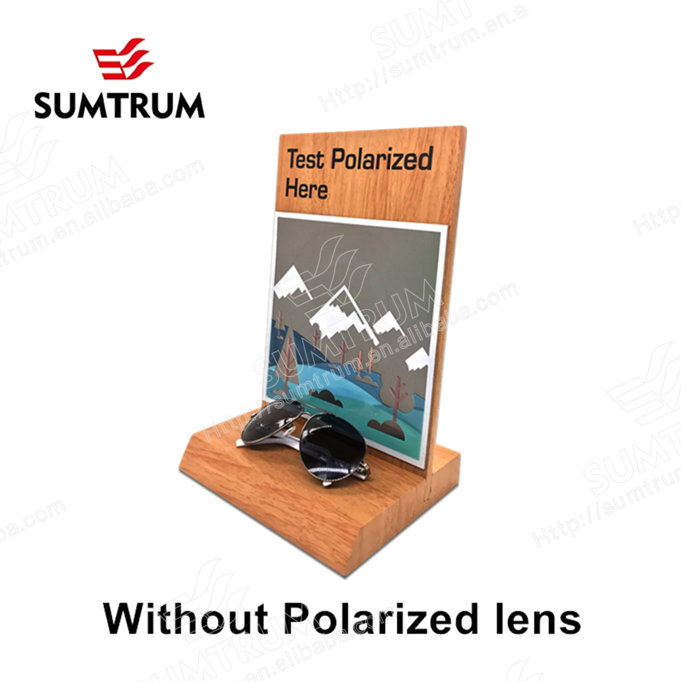 Polarized Sunglasses Tester - New Rainbow Effect Display