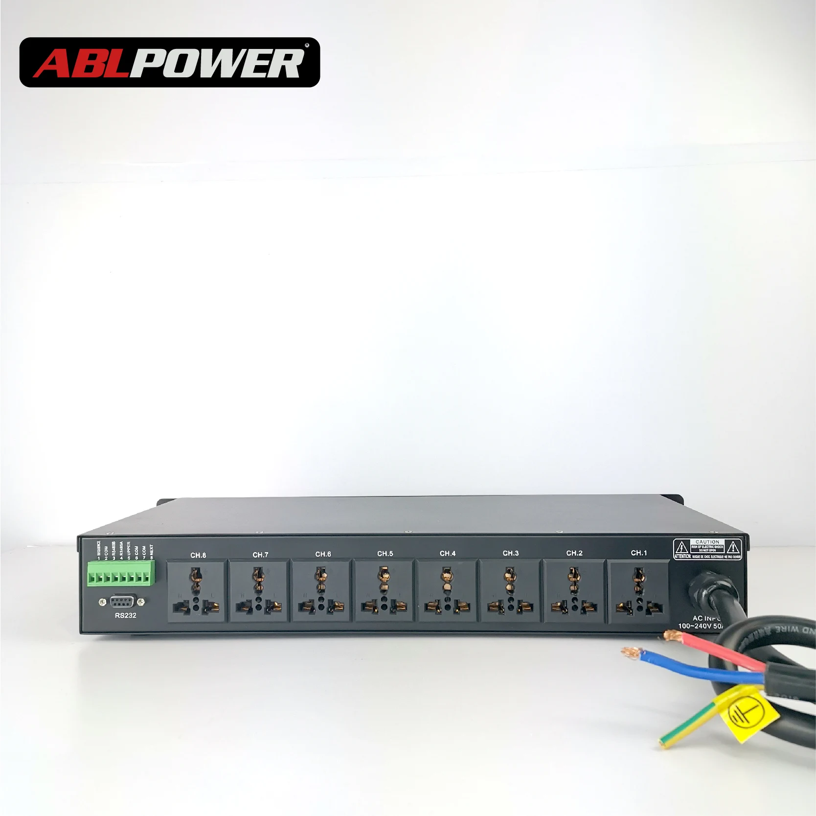 Audio System Equipment Power Supply Sequencer 8 Channels