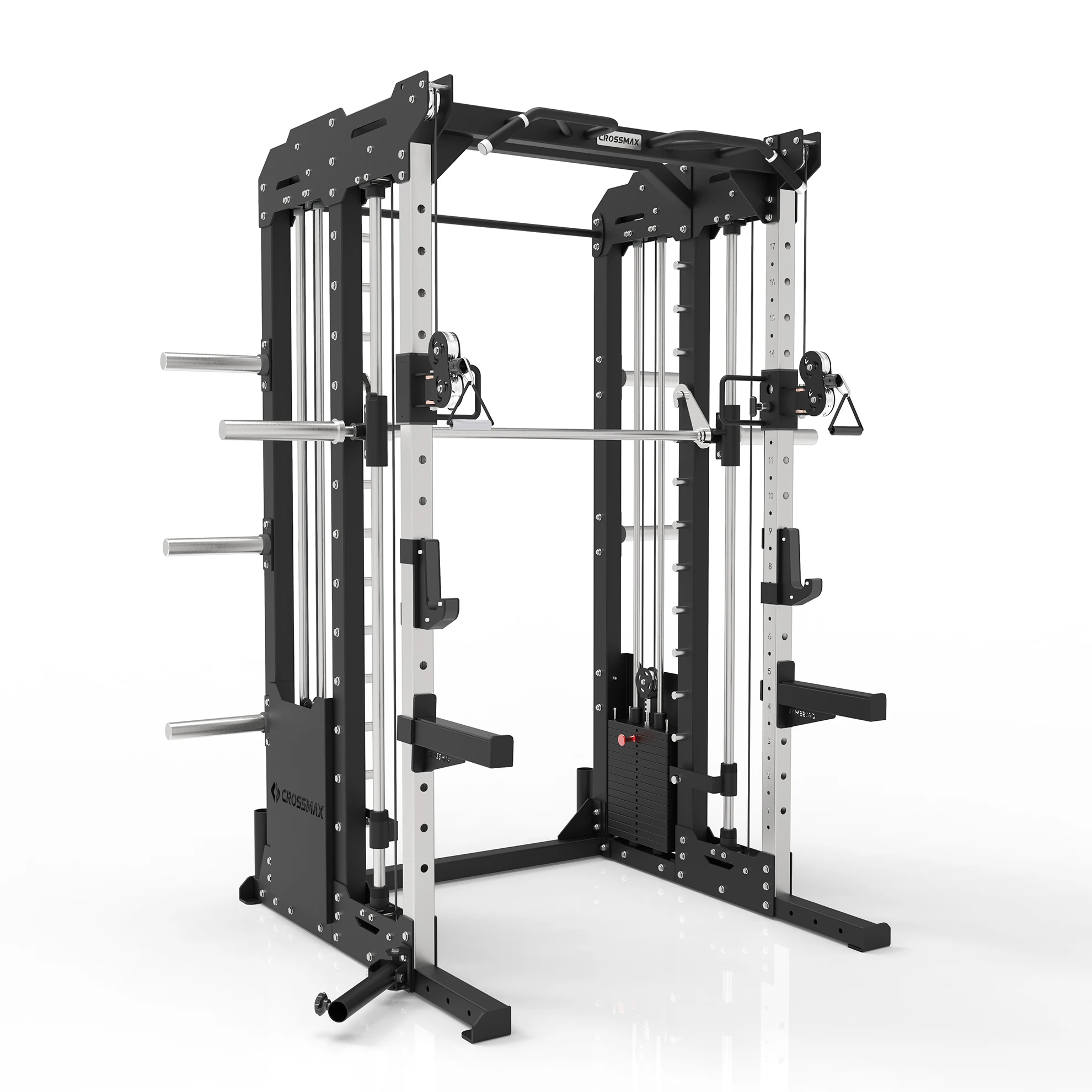 Crossmax Power Rack Smith Machine Cable Crossover Multi Functional ...