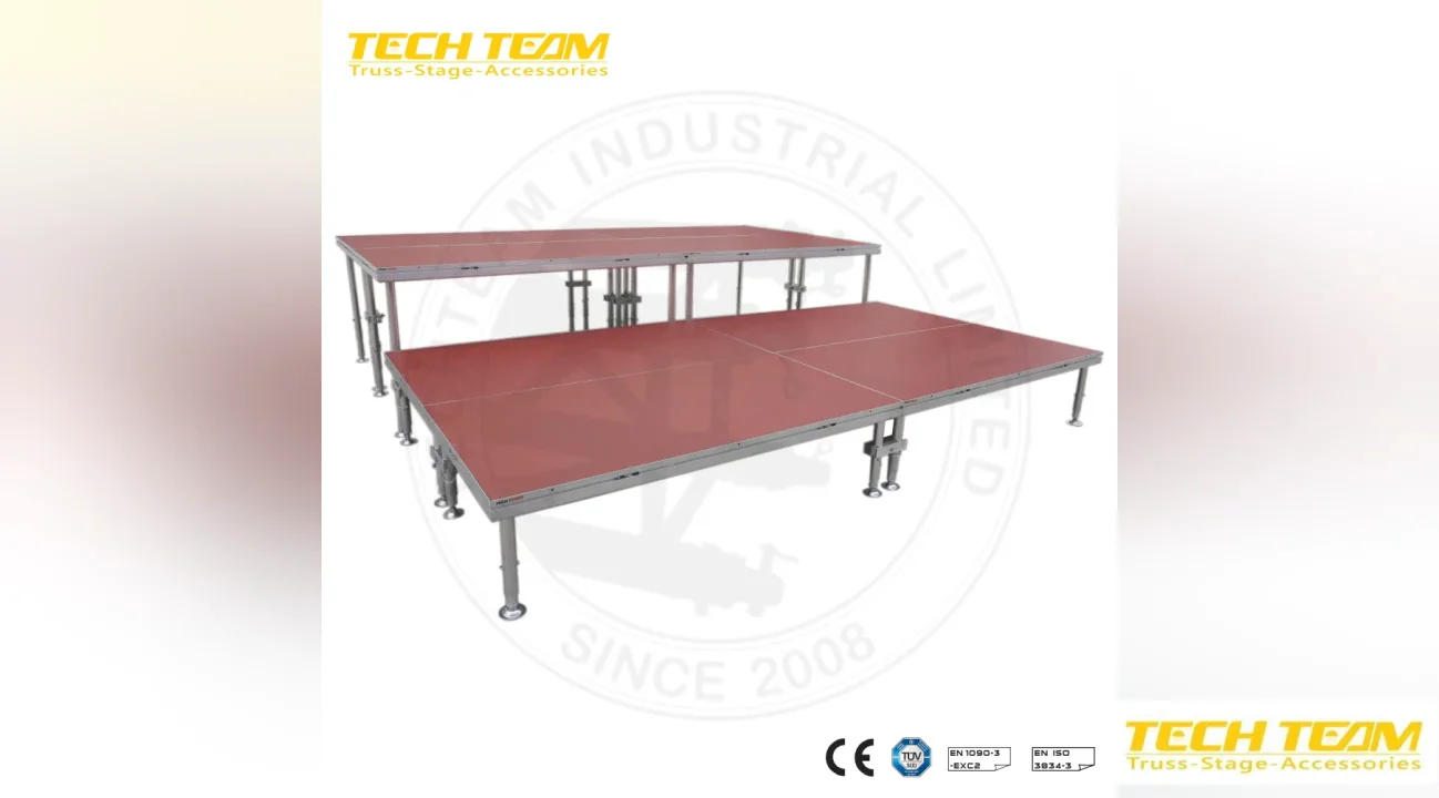 Alu Frame+plywood Material Of Portable Stage And 50x3mm,43x2mm. Main ...