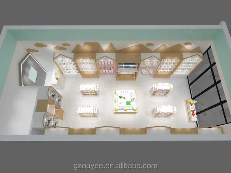 Baby Clothes Store - Stylish & Functional Interior Design