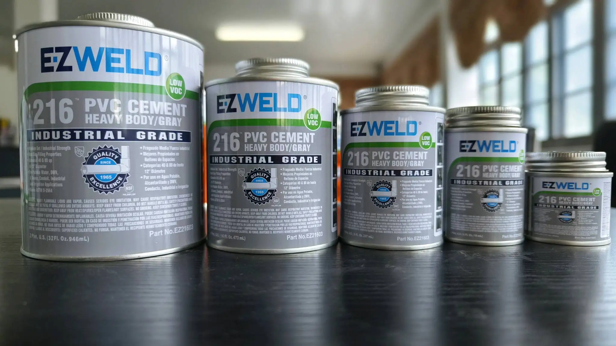 Pvc 216 Glue Ezweld Grey Glue Factory Manufacturer - Buy Plastic Pipe ...